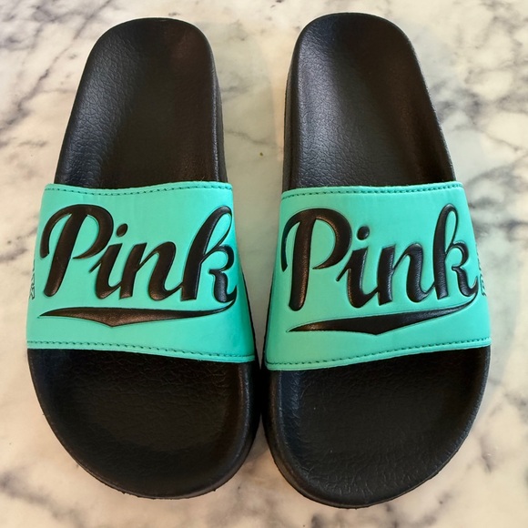 PINK Victoria's Secret | Shoes | Pink Victorias Secret Slides Womens ...